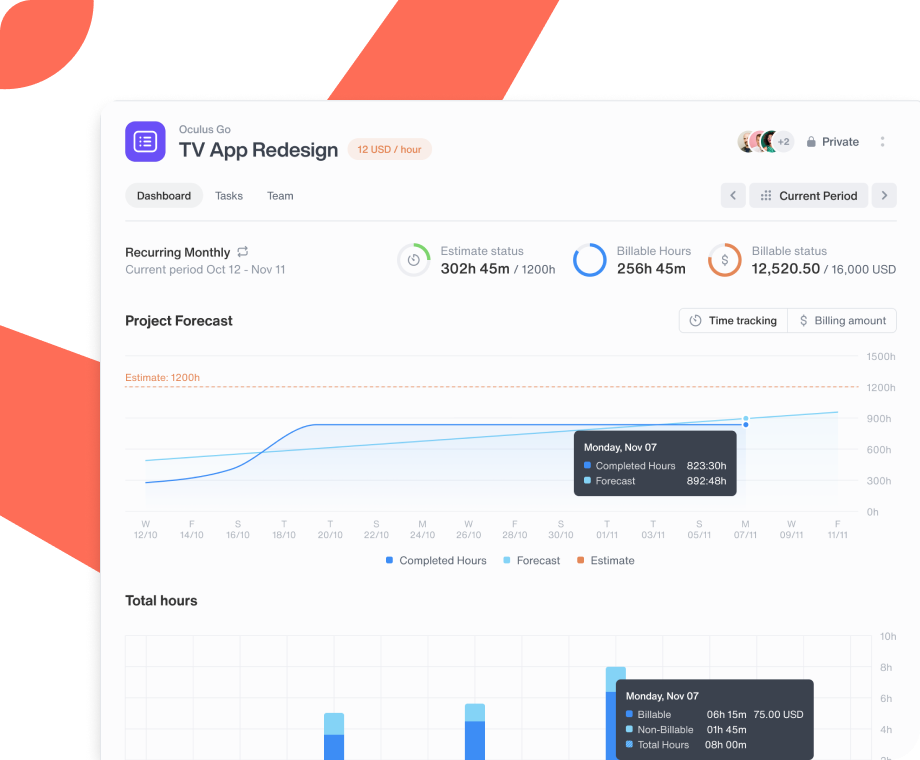 Tack - Free time tracking app