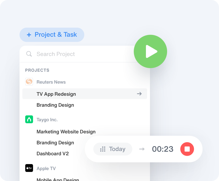 Tack - Free time tracking app