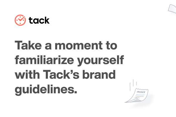 Brand guidelines - Tack