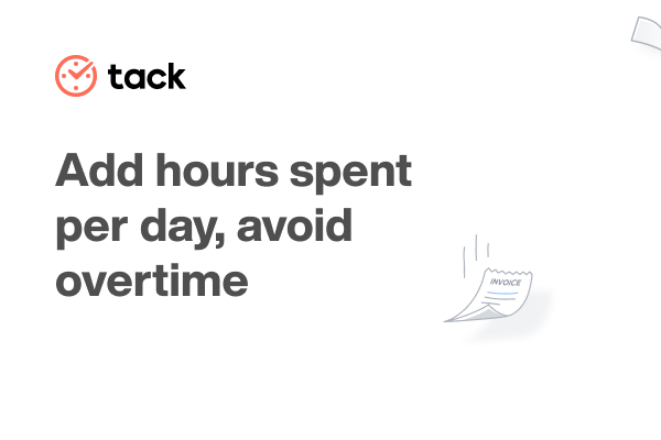 Free time tracking tool for employees - Tack